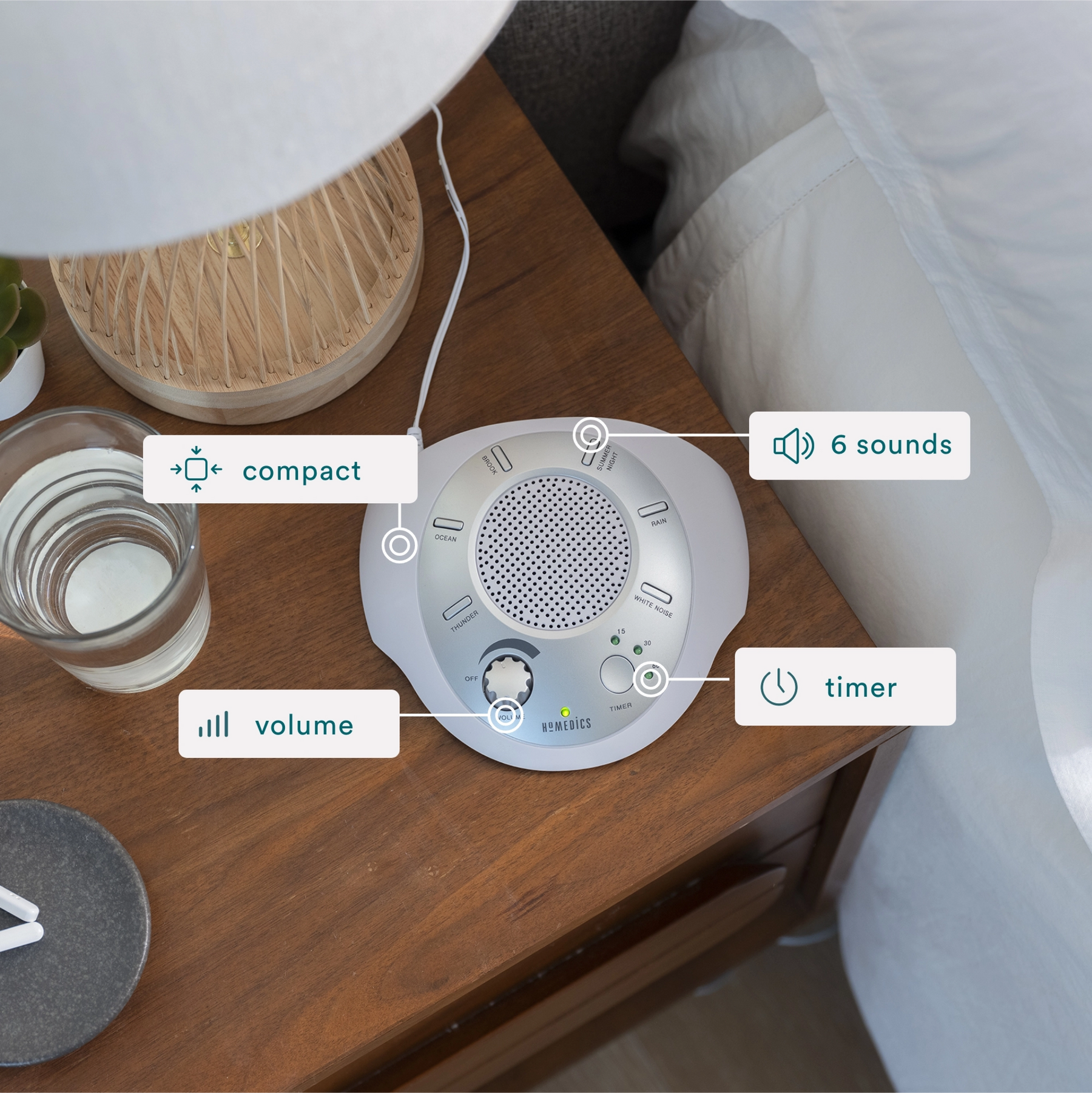 SoundSpa Sound Machine (SS-2000) - Homedics