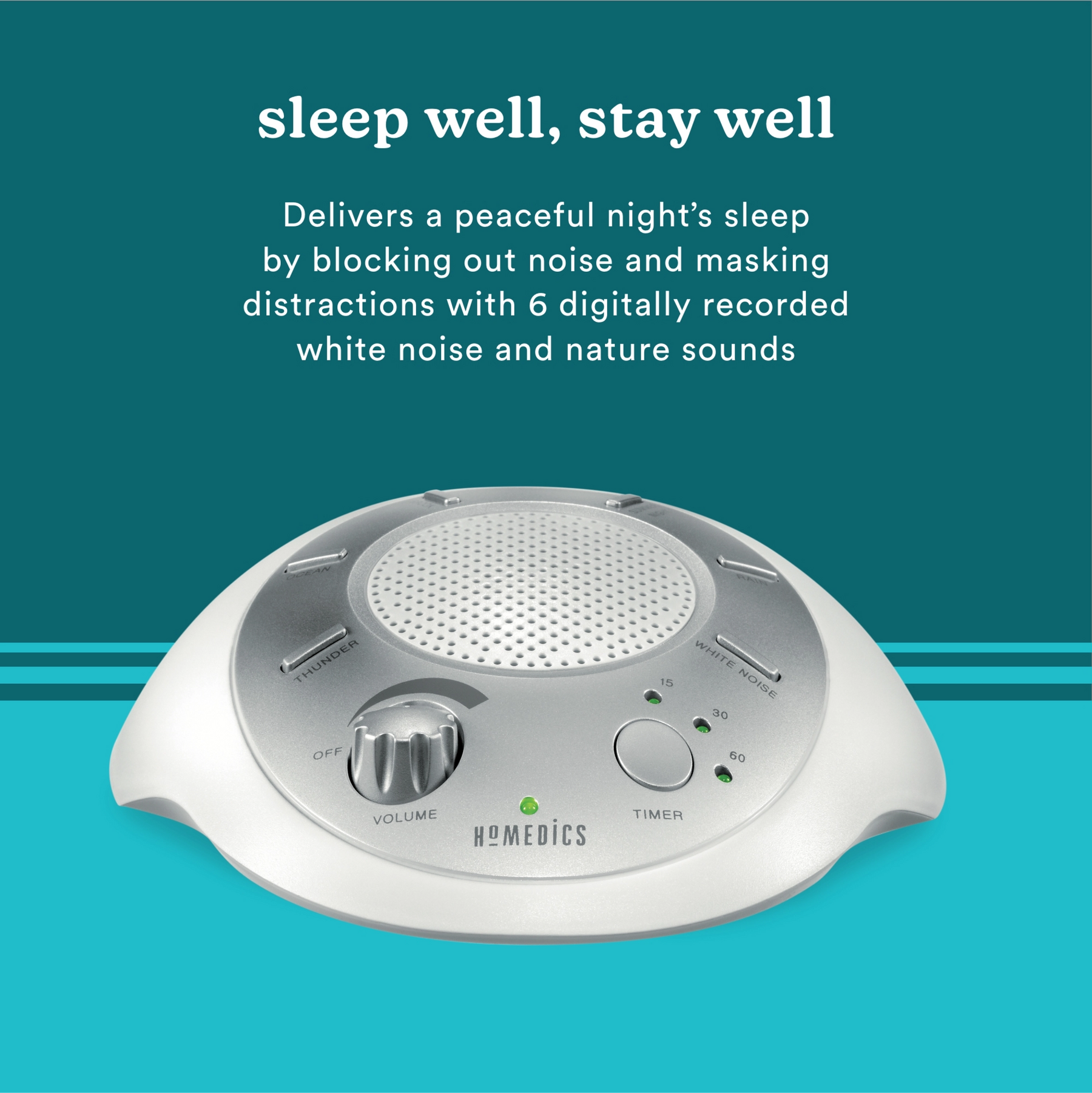 SoundSpa Sound Machine (SS-2000) - Homedics